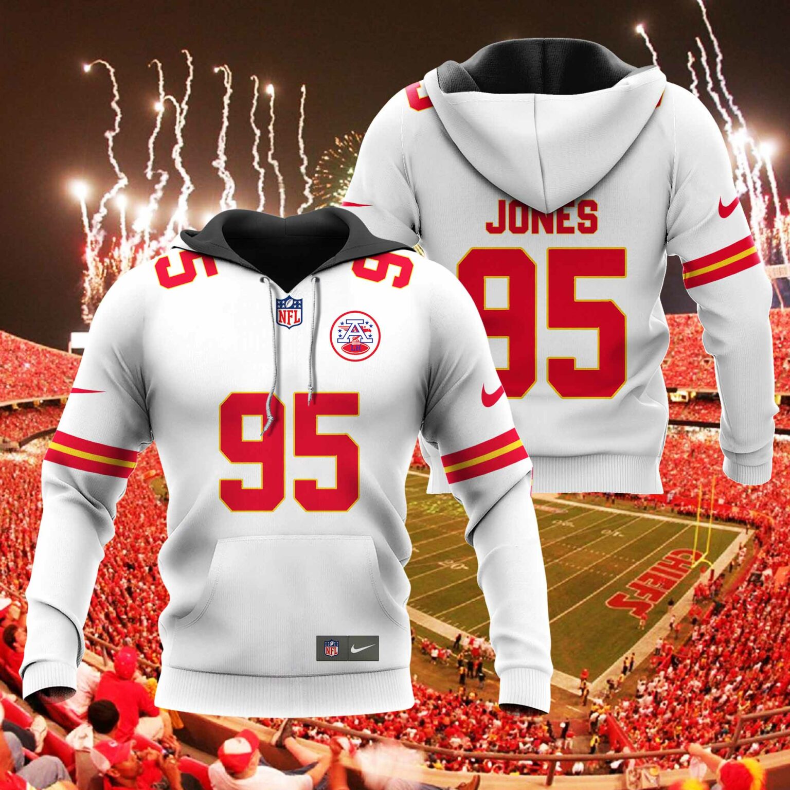 Kansas City Chiefs Iron Rush Helmet Impact Hoodie - ChiefsFam