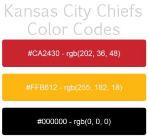 What Are The Kansas City Chiefs Colors In 2026?