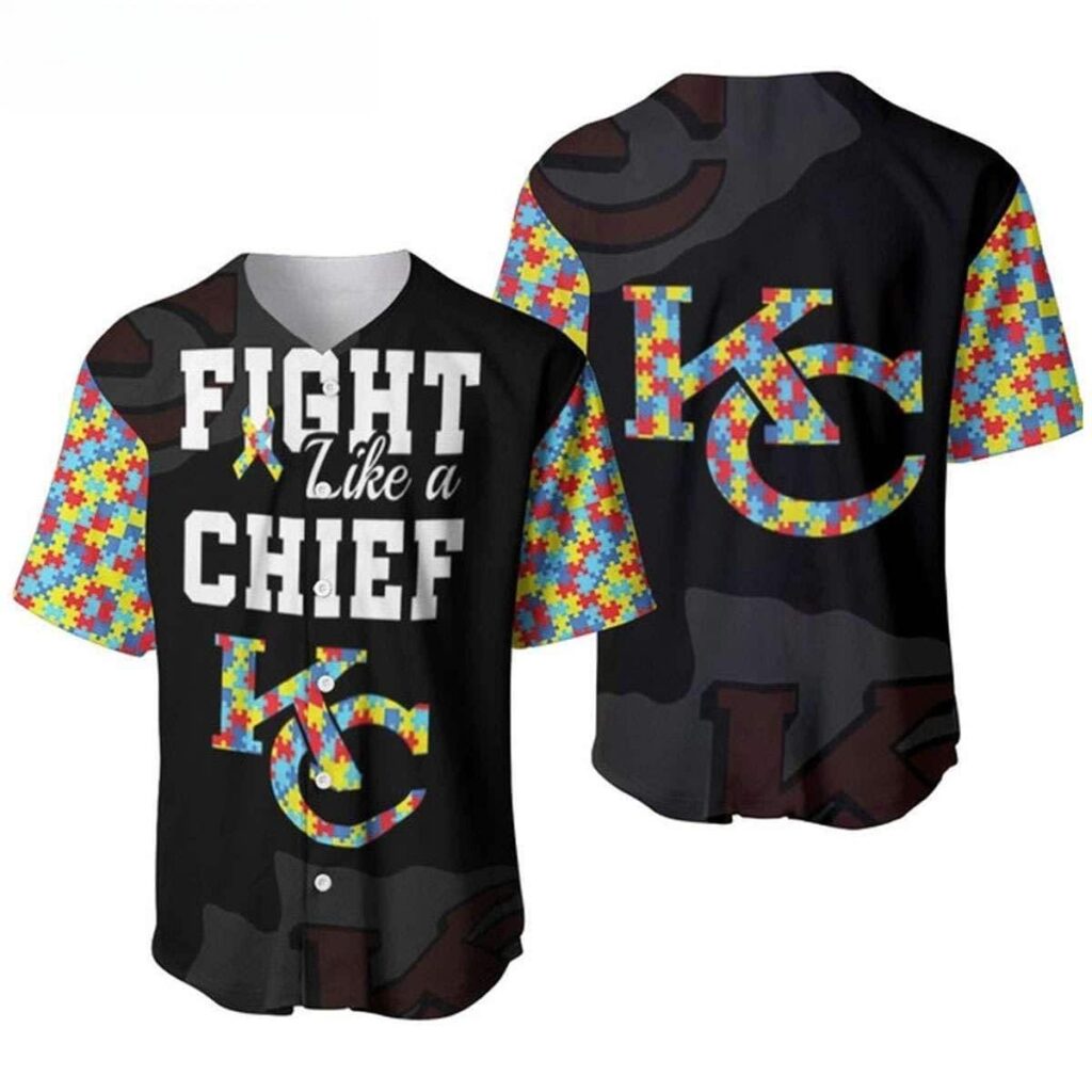 Kansas City Chiefs Muscle Power Custom Baseball Jersey - ChiefsFam