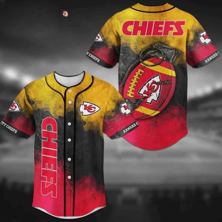 Kansas City Chiefs Jersey AFC West Championships Baseball Jersey ...