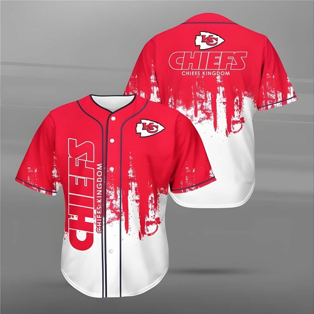 Chiefs 6X AFC Champions Legacy Baseball Jersey - ChiefsFam