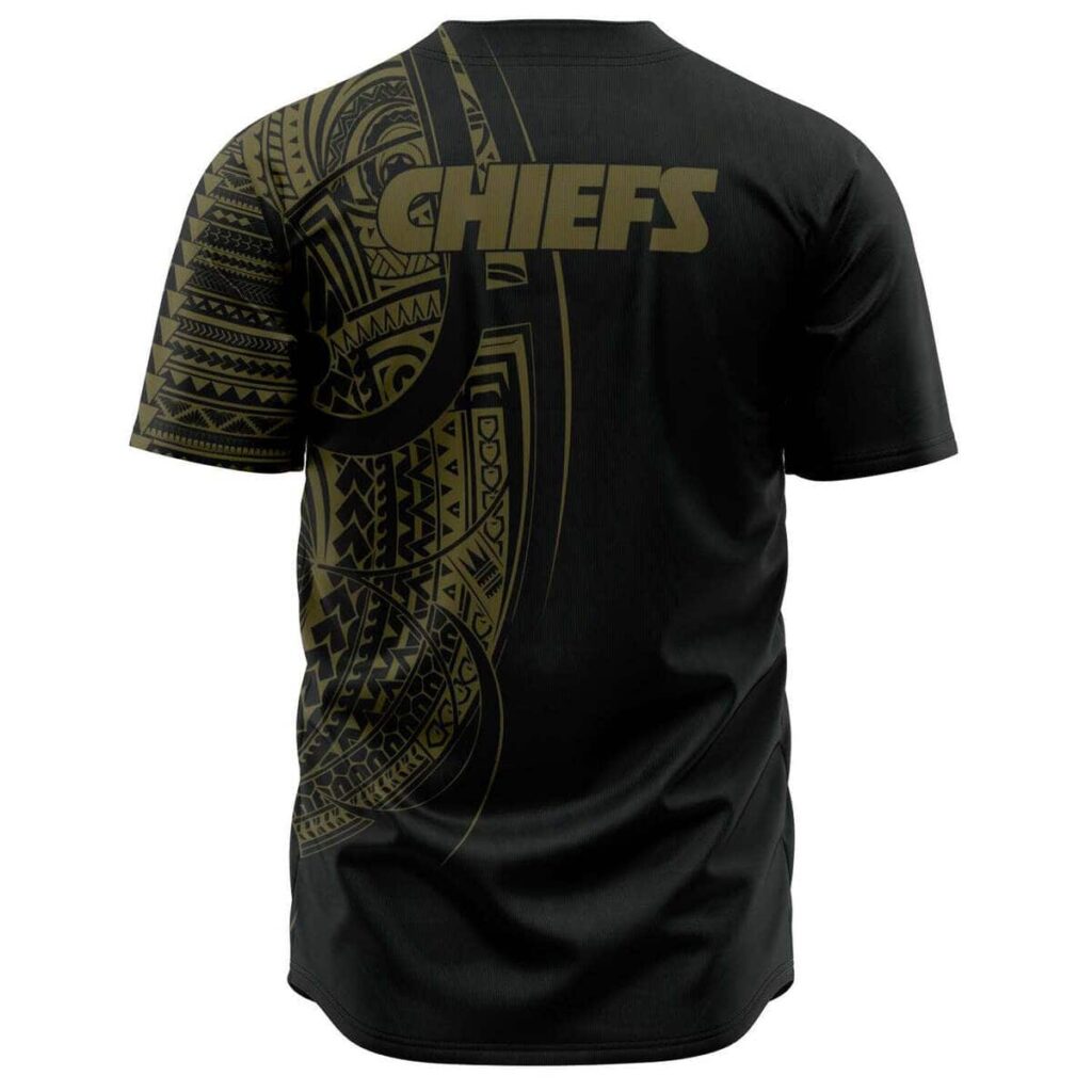 Kansas City Chiefs Fiery Passion Custom Baseball Jersey - ChiefsFam