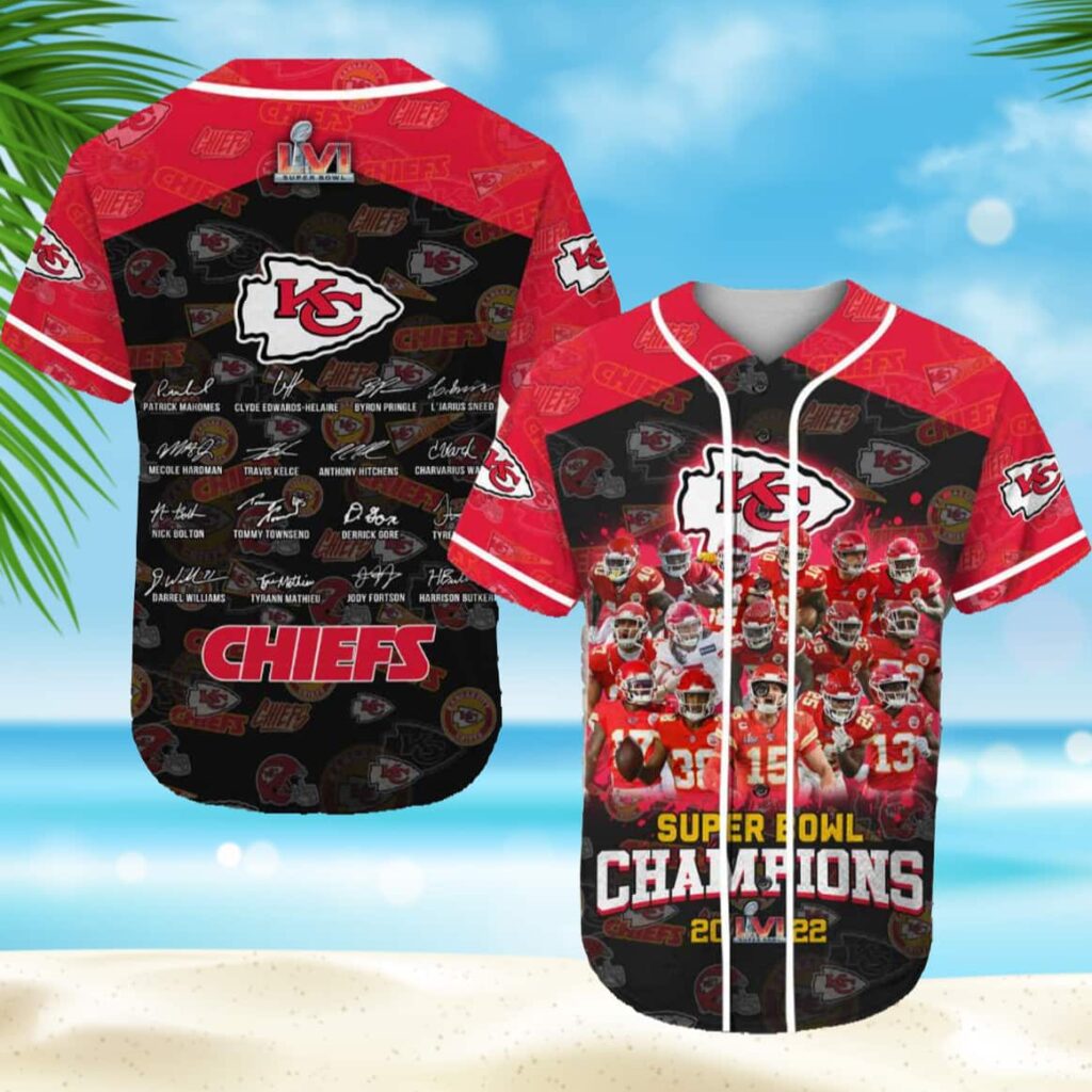 Kansas City Chiefs Fiery Passion Custom Baseball Jersey - ChiefsFam