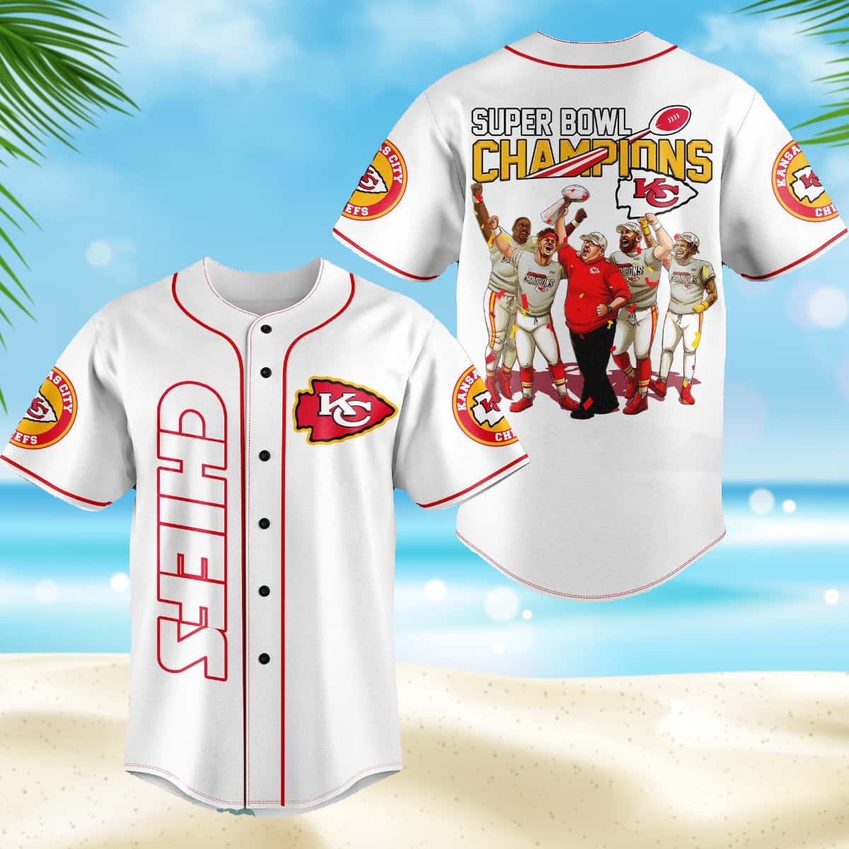 Kansas City Chiefs Baseball Jersey - ChiefsFam