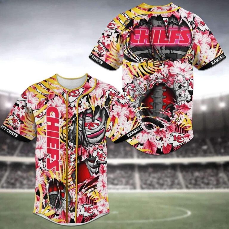 Chiefs 6X AFC Champions Legacy Baseball Jersey - ChiefsFam