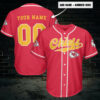 Kansas City Chiefs Custom Script Baseball Jersey - ChiefsFam
