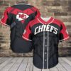 Kansas City Chiefs Muscle Power Custom Baseball Jersey - ChiefsFam