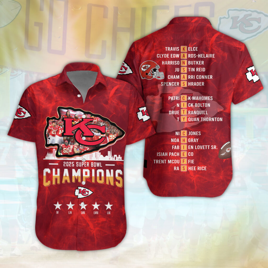 Kansas City Chiefs Hawaiian Shirt - ChiefsFam