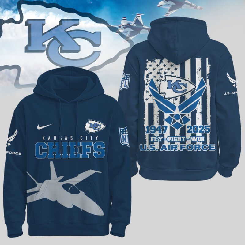 Kansas City Chiefs U.S. Air Force 78th Anniversary Hoodie - ChiefsFam